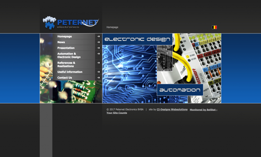 Peternet Electronics | De website van Peternet Electronics over de jaren